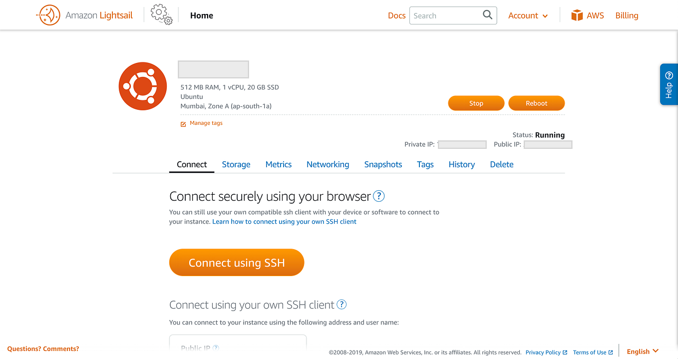 Aws How To Create Ubuntu Instance And Setup Xampp In Lightsail By Sandy Ara Medium