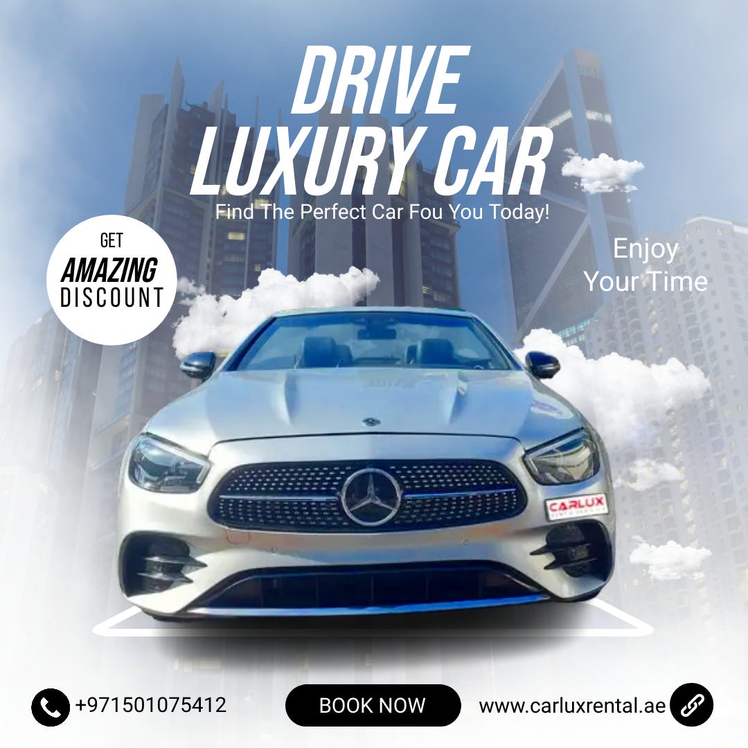 Exploring the Ultimate Luxury - Supercar Rental in Dubai with Carlux ...