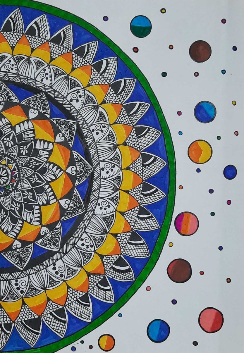 Half Moon- Mandala Art🌙. Mandala art is a type of geometric… | by ...