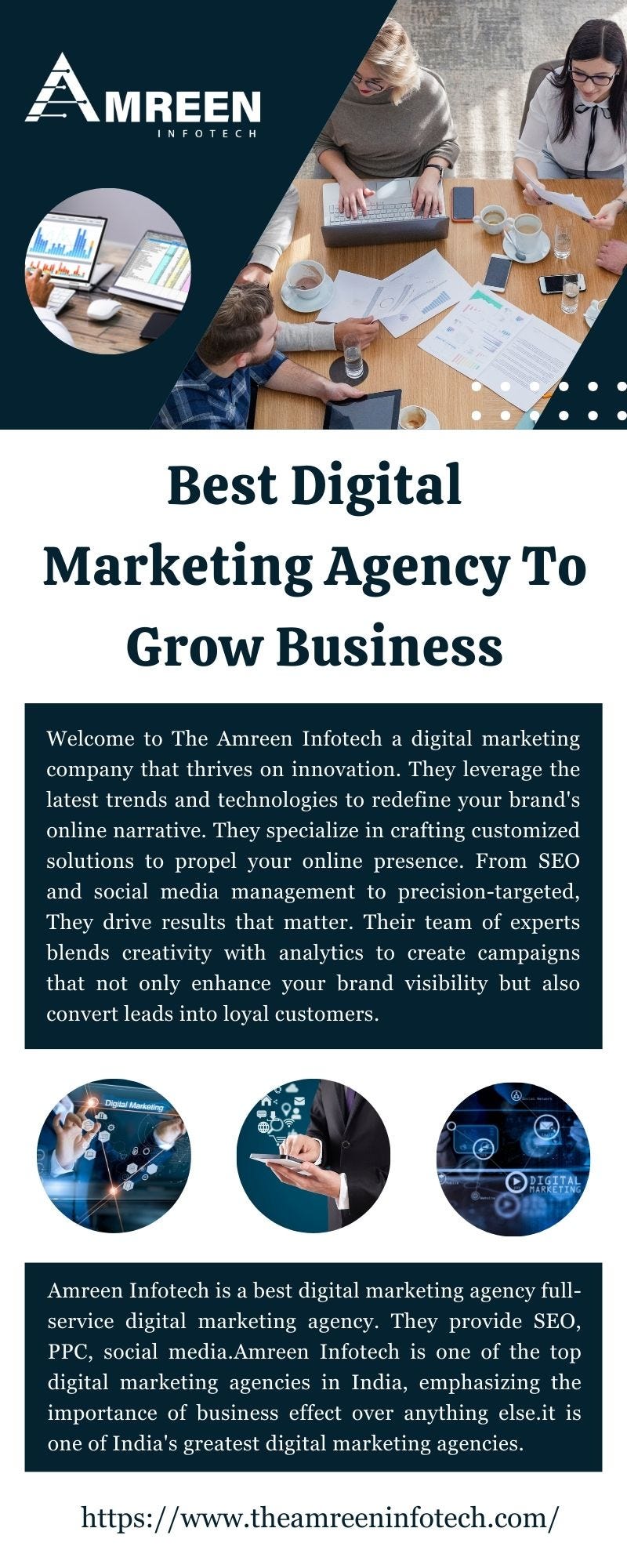 Experience Excellence with Amreen Infotech — Your best digital marketing agency Partner - Amreen ...