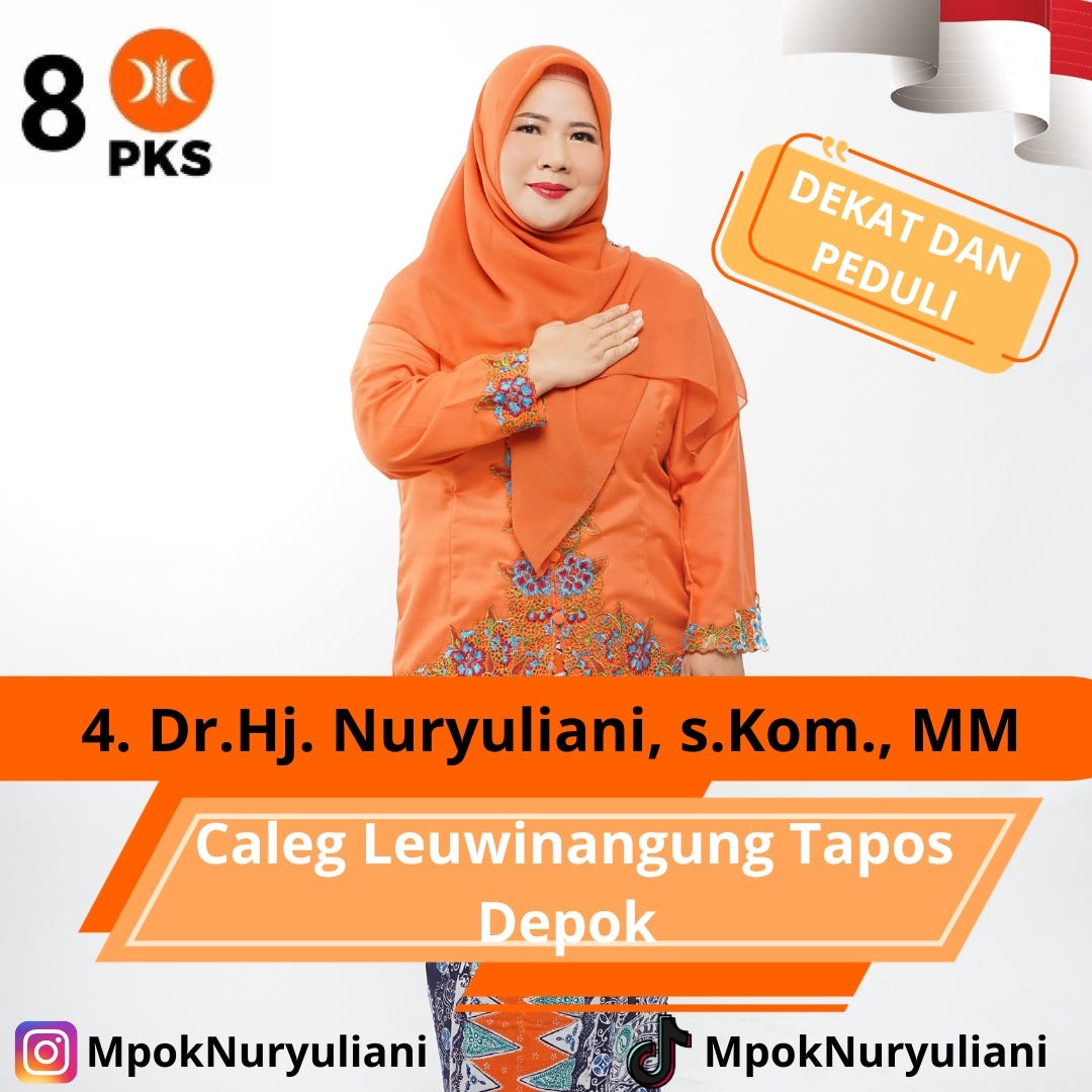 PRIBUMI, Dr Hj Nuryuliani Caleg Tapos Depok - Caleg Sukatani Tapos Depok - Medium