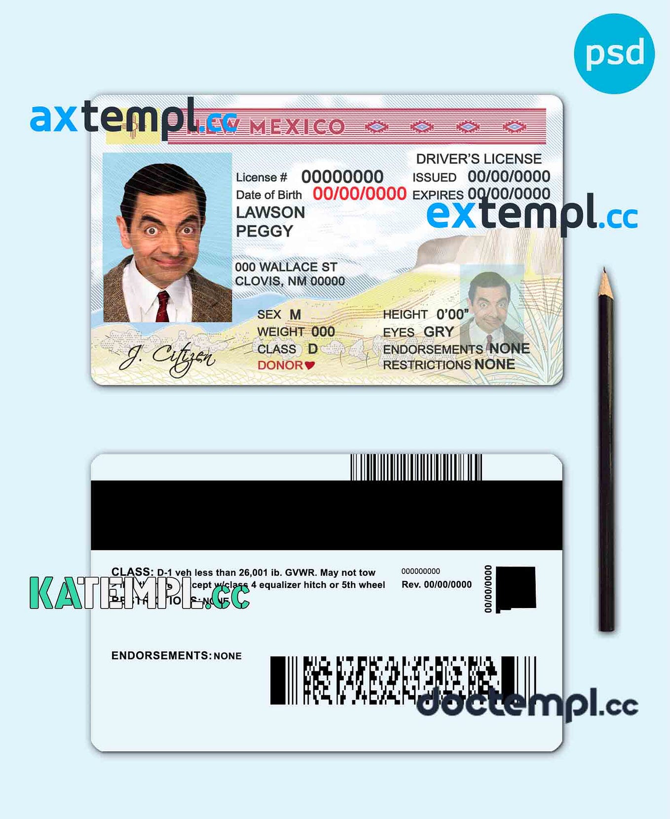 sample Vietnam driving license template in PSD format, fully editable ...