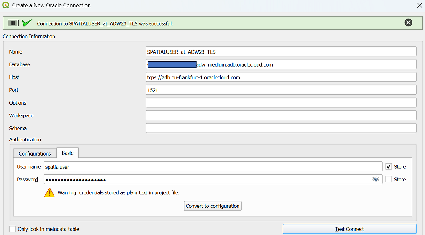 Connect QGIS to an Oracle Autonomous Database | by Karin Patenge | Oracle Developers | Medium