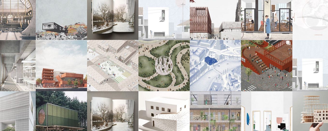 Architectural Collage: SketchUp + Photoshop | by Julia Kaptur | Medium