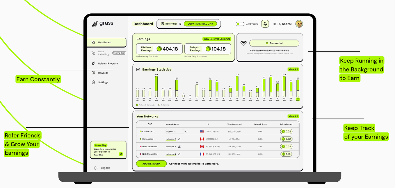 Grass.io : Gagne des cryptomonnaies avec ta connexion Internet (Guide ...