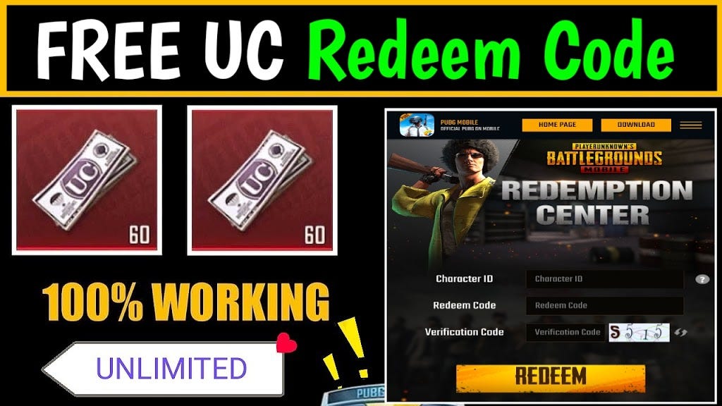 pubg mobile redeem code generator 2021 | by PUBG Mobile | Medium