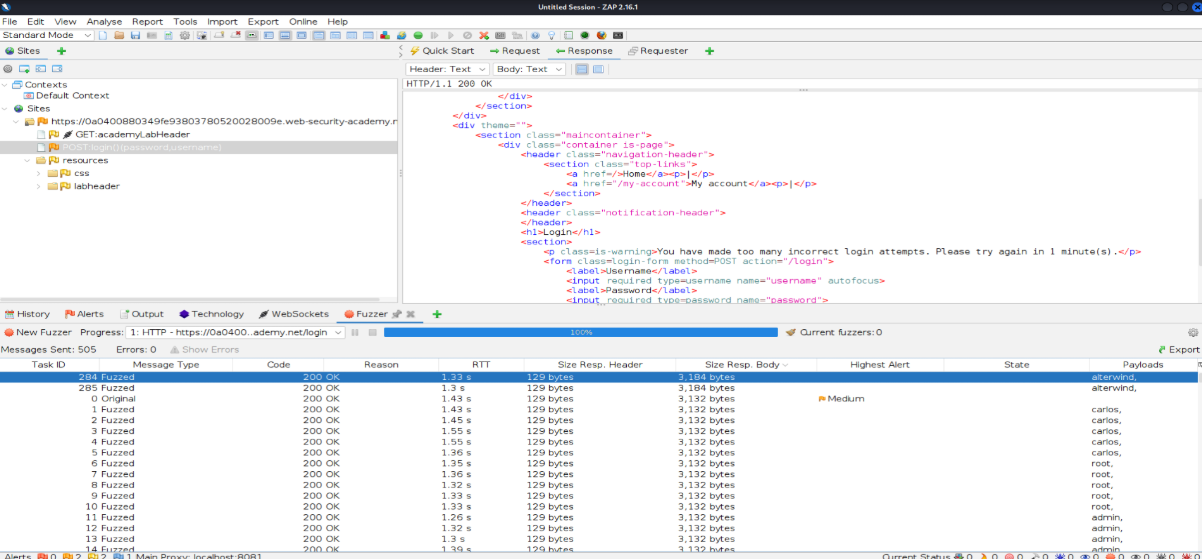 PortSwigger Lab: Exploiting NoSQL operator injection to extract unknown fields writeup (NoSQL ...