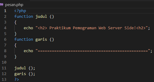 STRUKTUR KONTROL (Membuat script program PHP untuk pemecahan masalah algoritma pemrograman ...
