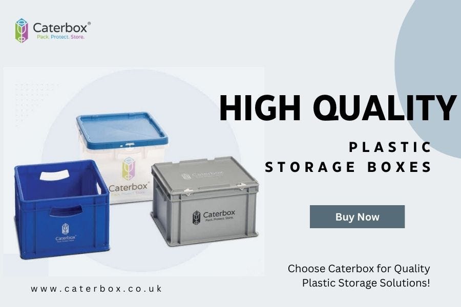 Why Storage Boxes Are Important For Your Business | by Caterbox UK | Medium