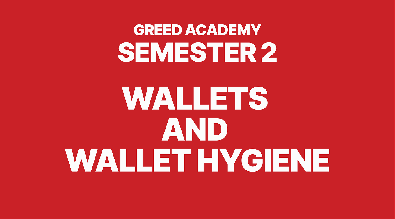 Lesson 1. Staking and Validators. The first lesson of the GREED Academy ...