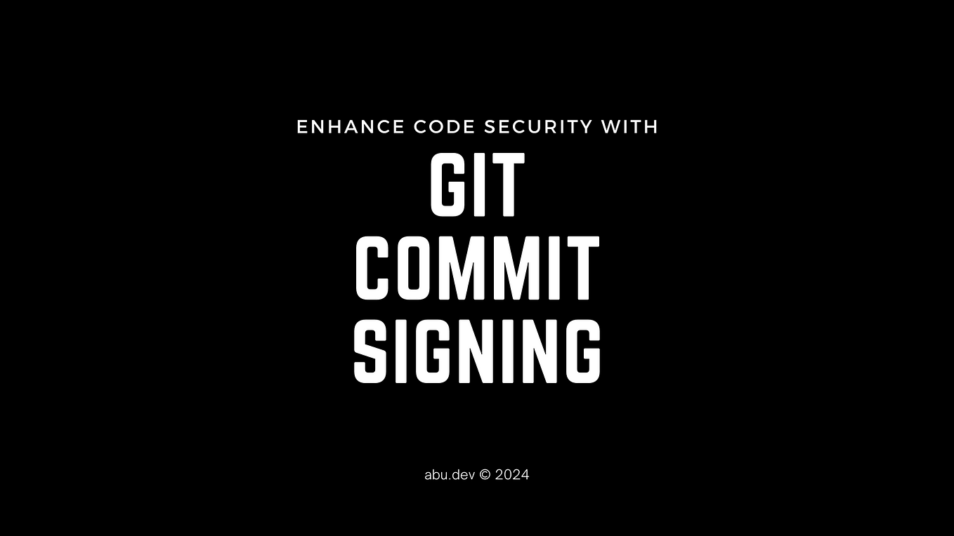Protecting Git Access And Code Commits With The Yubikey By Jonas Markström Medium 5480