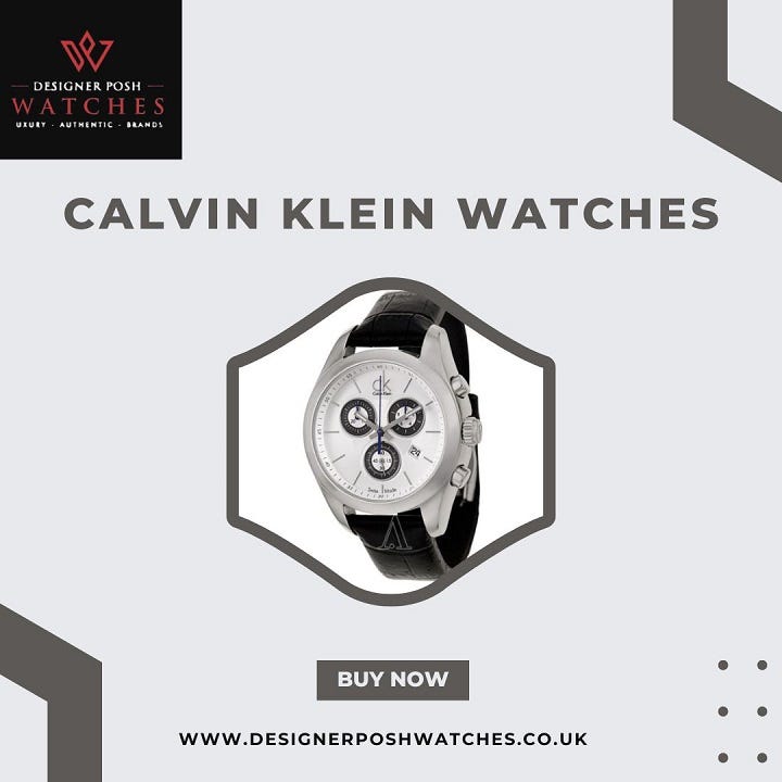 Calvin Klein Ladies Watches: The Epitome of Elegance and Style | by ...