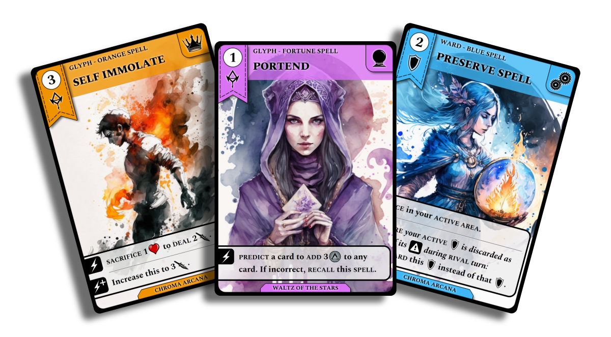 Designing Chroma Arcana - a card game for new players | Medium