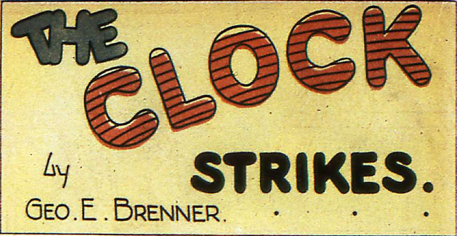 Funny Picture Stories #1 (The Clock) 1936 | by Meimi | Medium