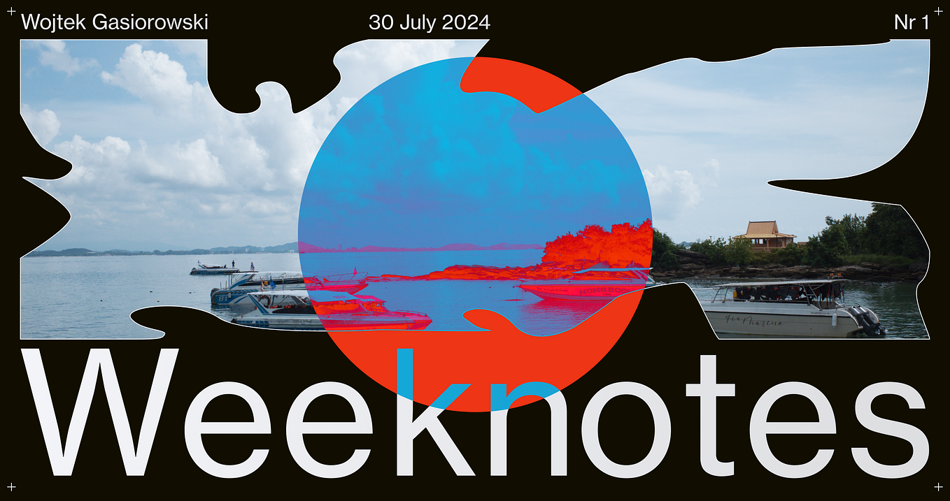 Weeknotes #5. First weeknotes after my return from… | by Gasiorowski ...