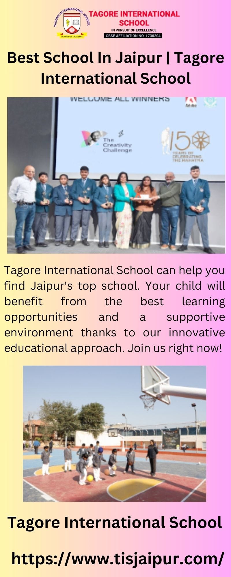 Cbse Boarding School In Jaipur | Tagore International School - Tagore ...