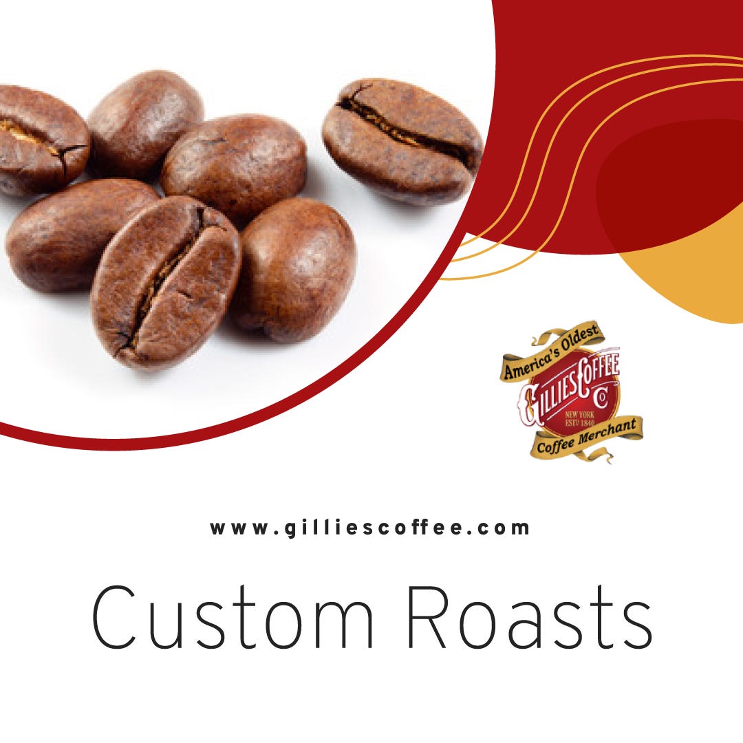 Custom Roasts, Blends & Packs - Gillies Coffee Company - Medium