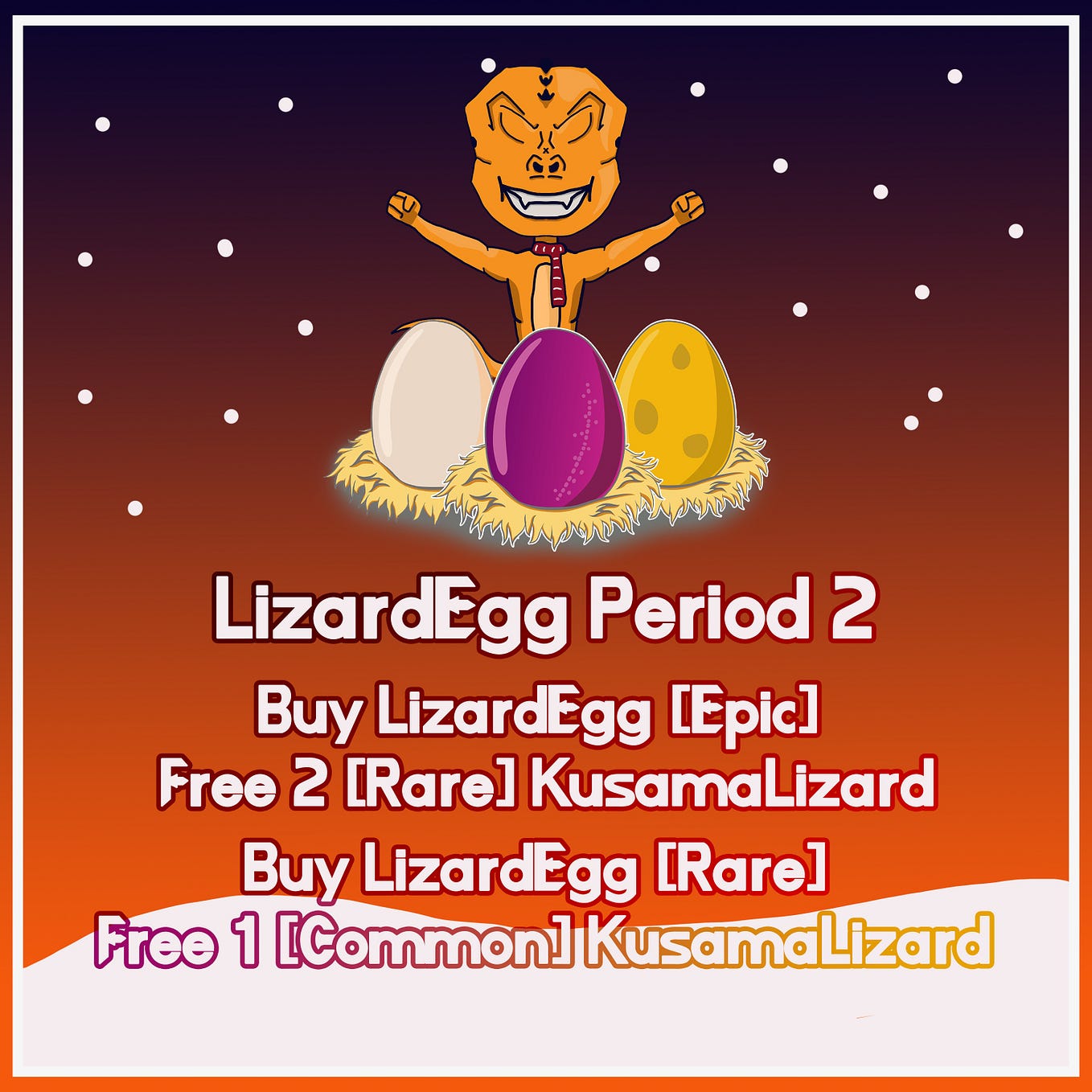 KusamaLizard 🦎 | Collect Lizard eggs 🥚 [Promo in November 2021] “Get ...