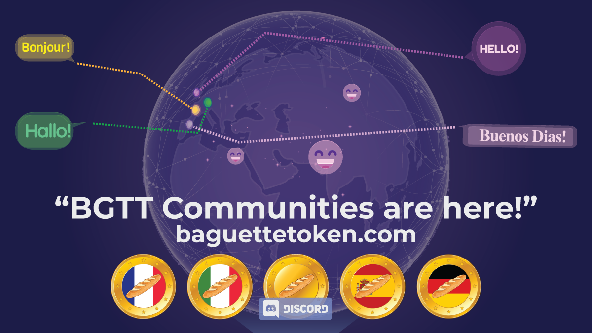 Hello to all the Baguette Eaters! 🤗💛 🥖 BGTT Staking is now ready & will ...