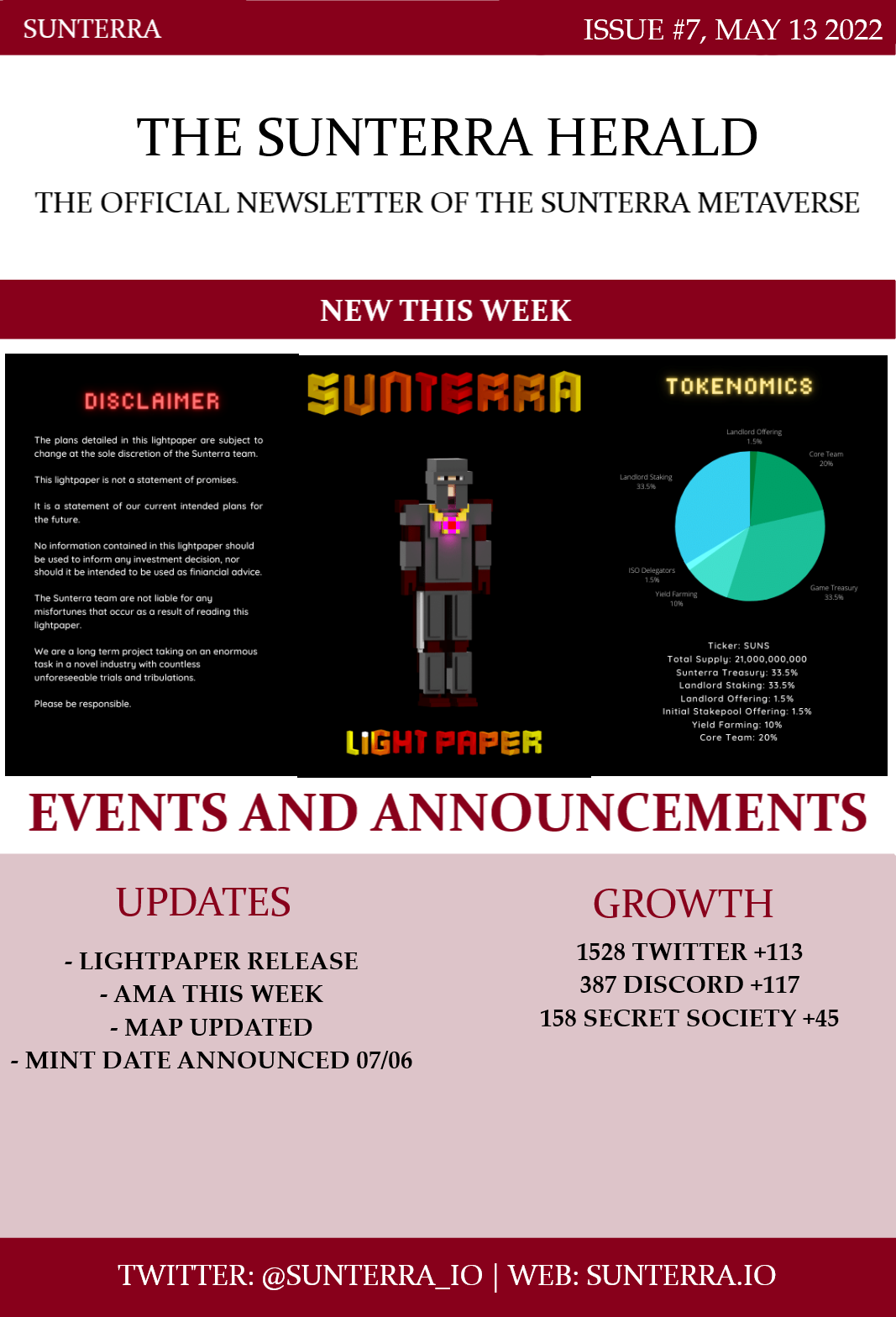 THE SUNTERRA HERALD. THE OFFICIAL WEEKLY NEWSLETTER FOR THE… | by ...