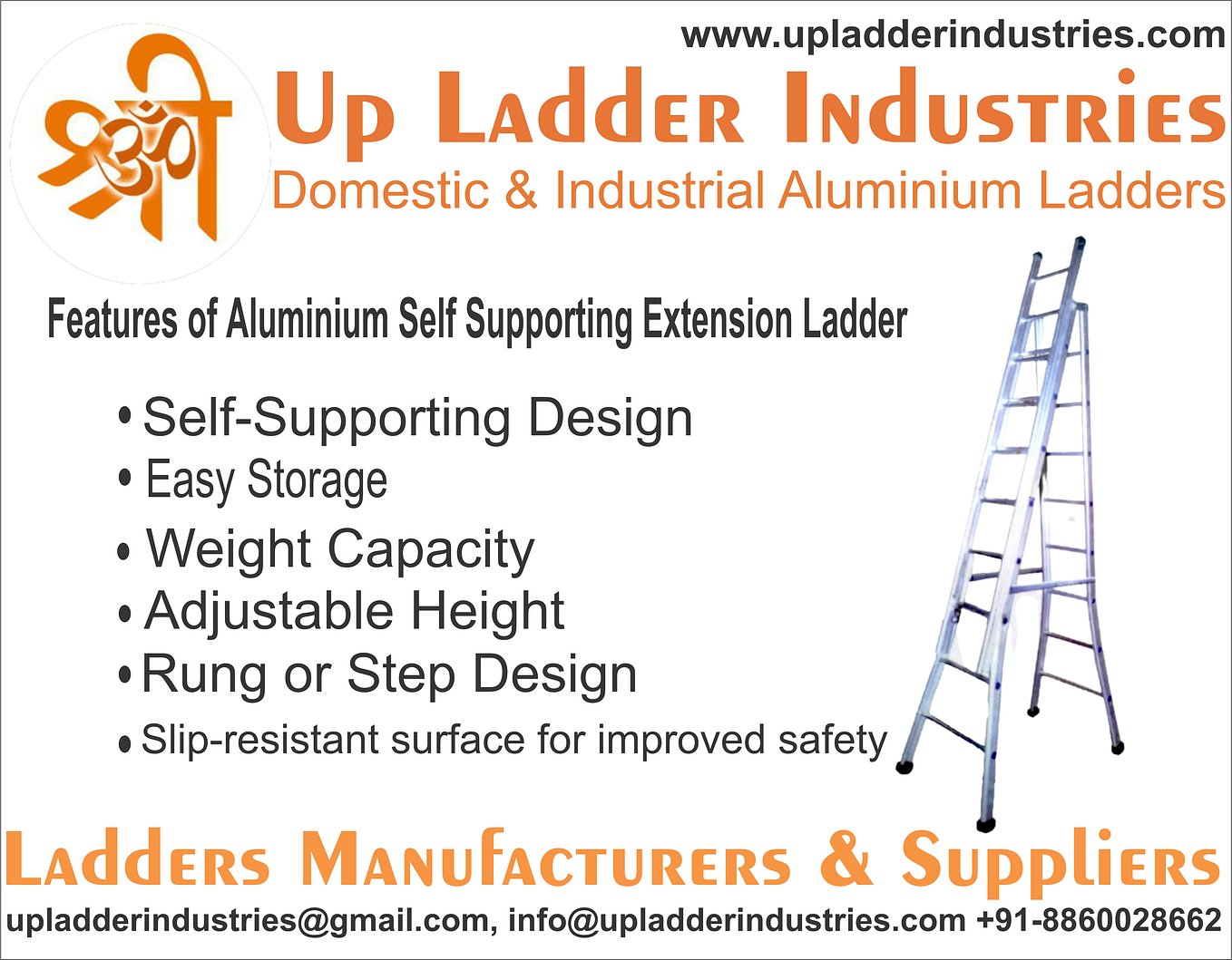 MS Round Tube Powder Coating Stool Type Ladder With Fiber Platform in ...