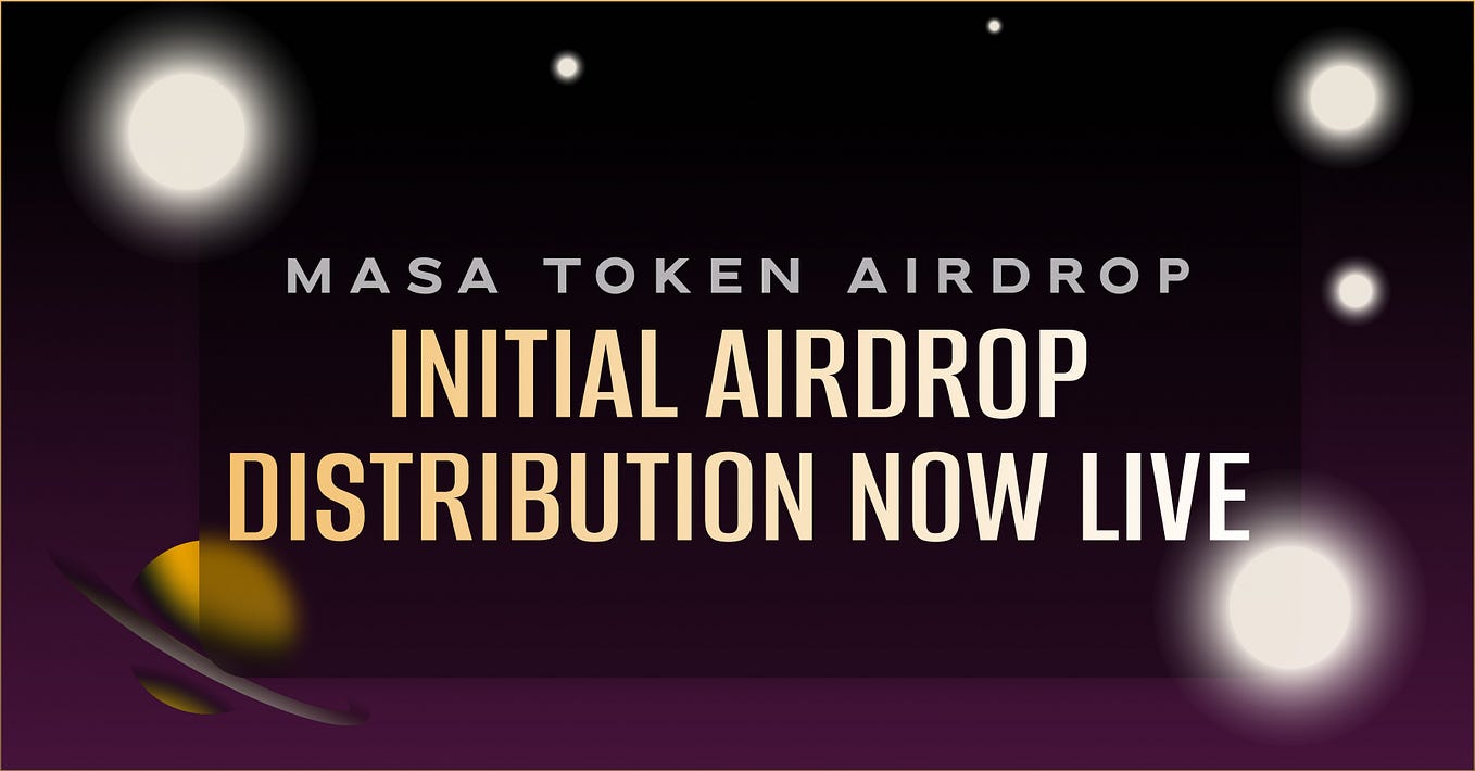 MASA Token Airdrop Claim Now Live | by Masa | Masa | May, 2024 | Medium