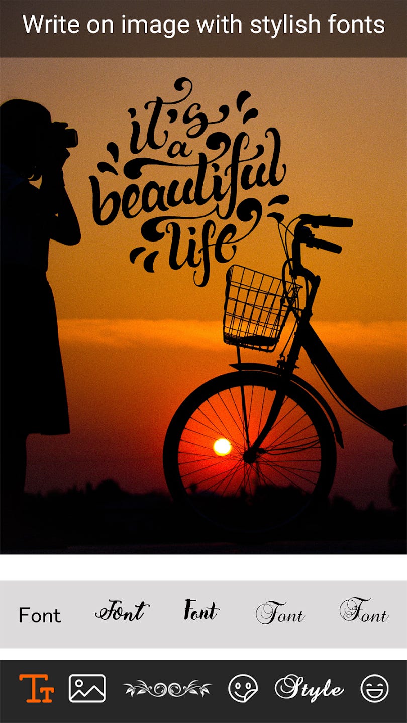 Add Text to Photo: Text Image. In the text image app you can add text ...