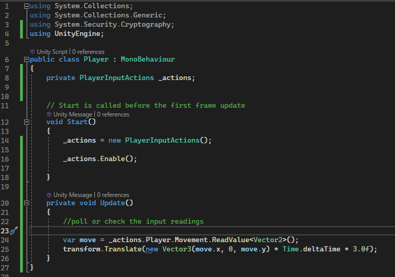 Scripting Actions (New Unity Input System) | by Carlos Torres | Jul ...