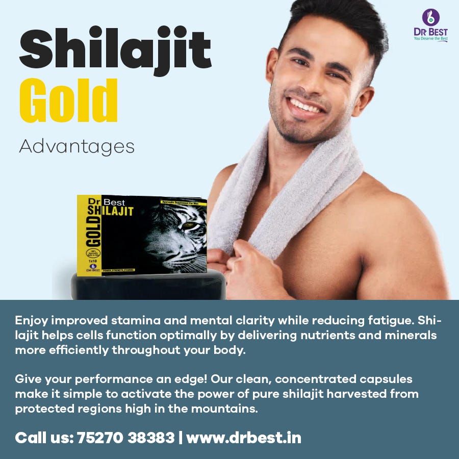 Buy 100% Pure Shilajit Capsules in India | by Dr Best | Dec, 2023 | Medium