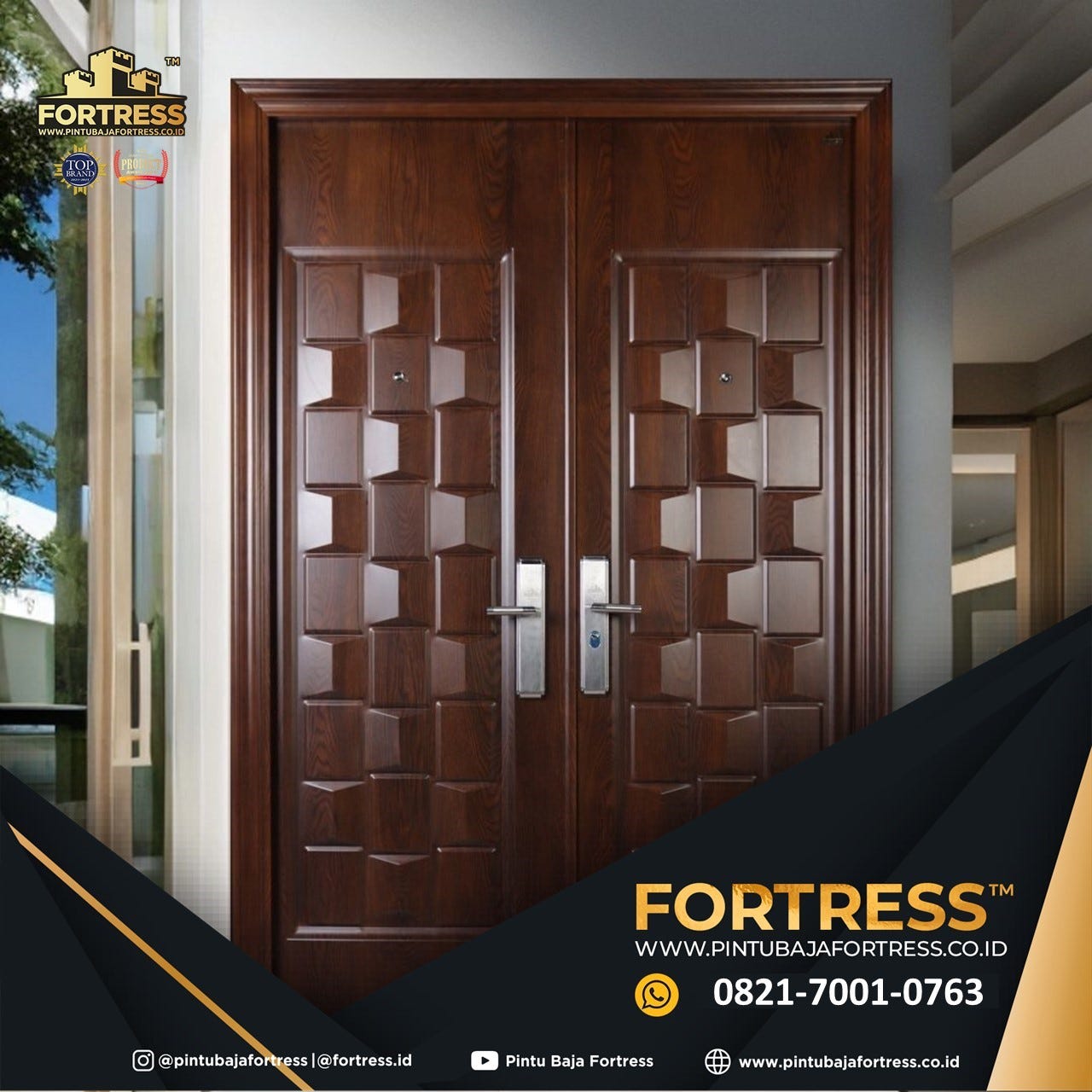 TAHAN LAMA..!! WA 0821 7001 0763 (FORTRESS) Jenis Pintu Rumah Minimalis ...