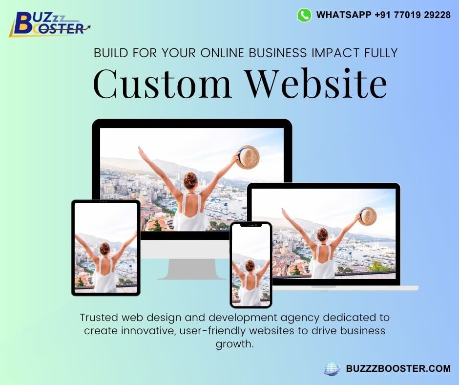 Custom Web Design and Development Team - Rohitbooster - Medium