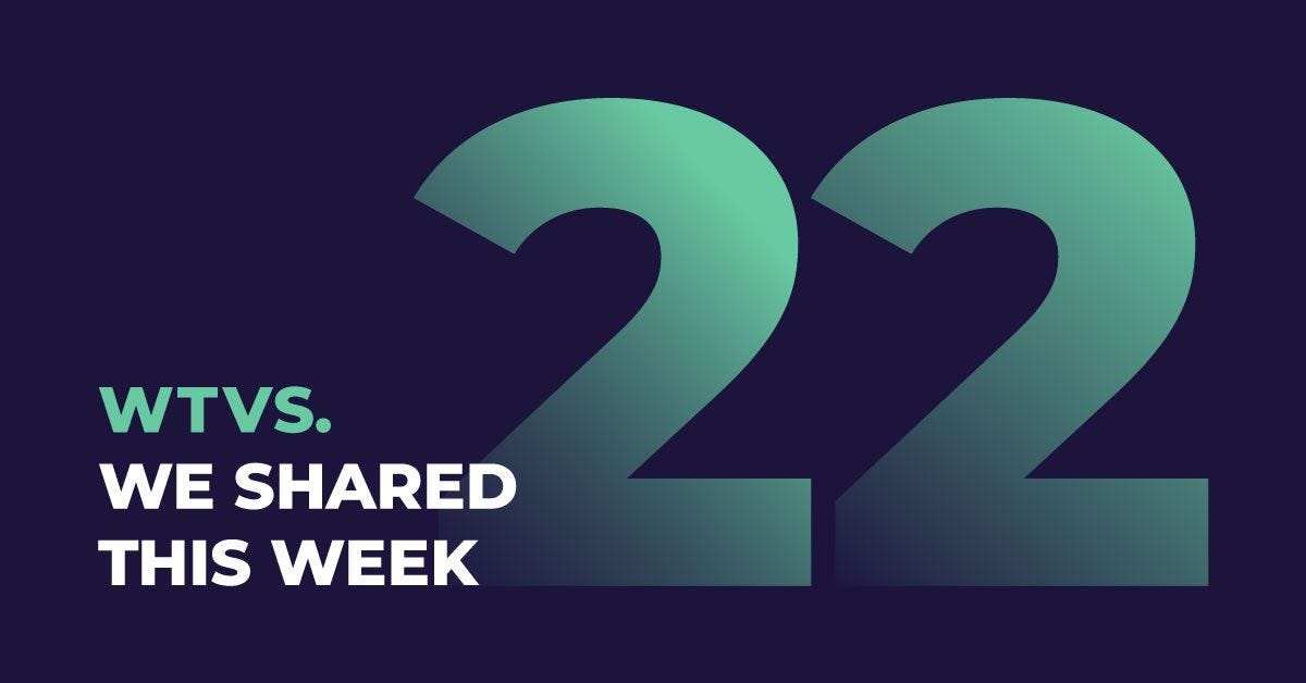 WTVS. We Shared This Week: #20. We share a pretty serious amount of ...
