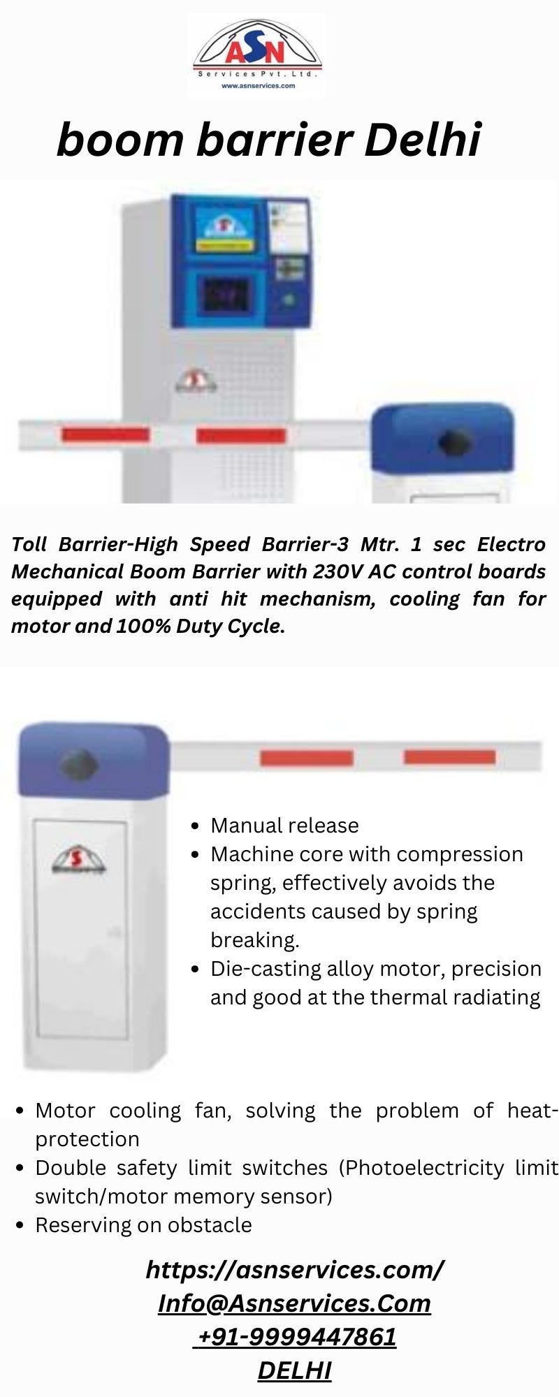 Superior Boom Barrier Delhi Solutions by ASN Services - Asnservices ...