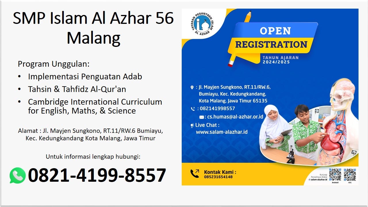 0821–4199–8557 SMP Islam Al Azhar Terbaik Malang | by sekolahsmpmalang ...