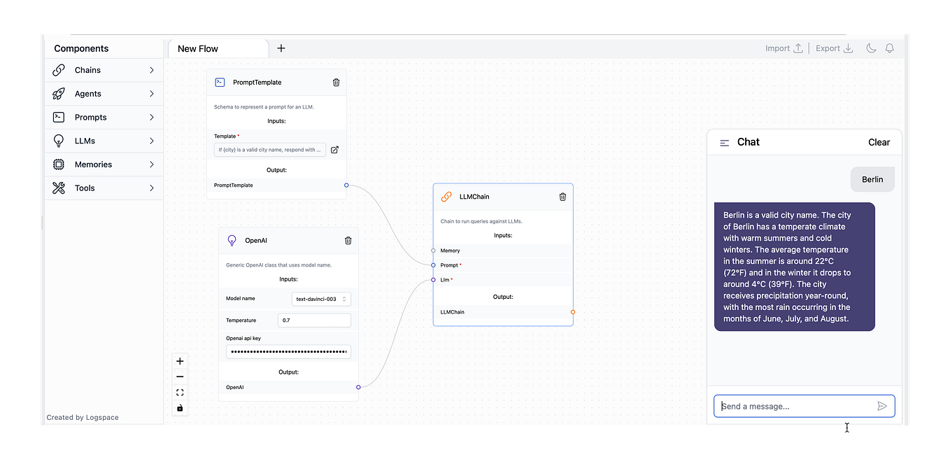 LangFlow — Building a Conversational LLM ChatBot | by Wei-Meng Lee | Level Up Coding