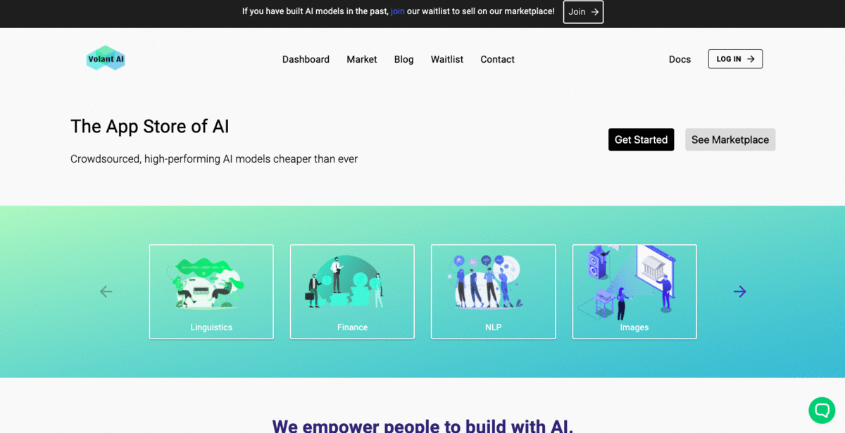 Selling in our AI Model Marketplace | by Sachin Raghavendran | Volant ...