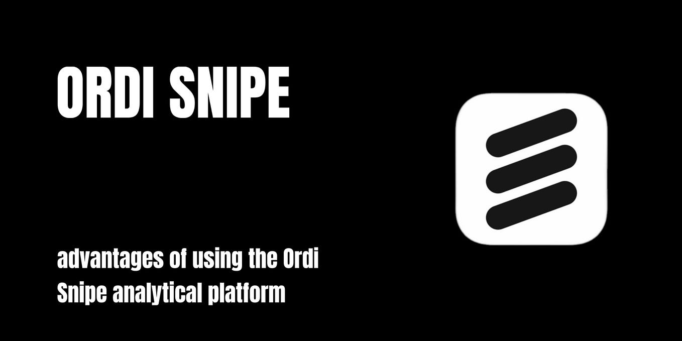 Revealing the details of our platform Ordi SnipeBasic Features | by ...