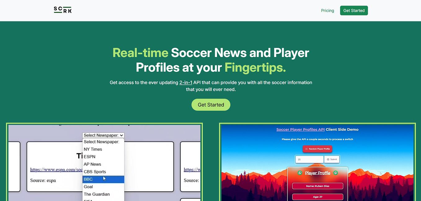 The 2-in-1 Soccer News & Player Profiles API: Part 1, The Soccer News ...