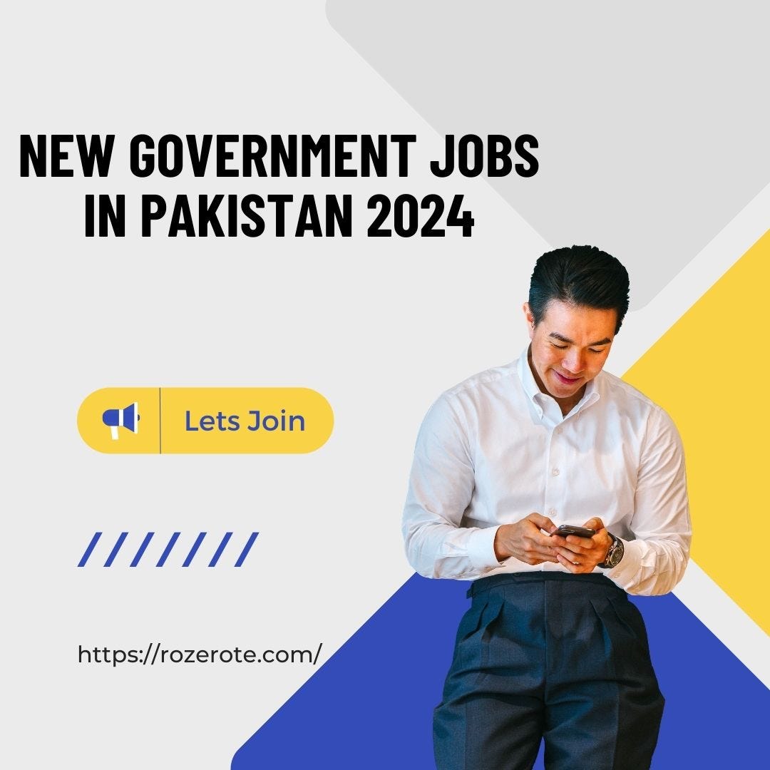 Today Public Sector Organization Jobs in Islamabad 2024 | by Rozerote ...