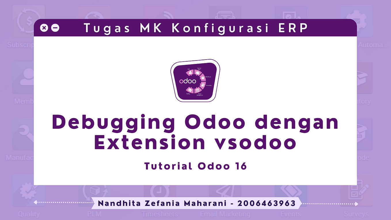 [Odoo 16] Install Odoo 16 di OS Windows + Solusi Internal Server Error | by Nandhita Zefania ...