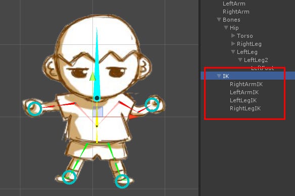Unity-Anima2D製作2D骨骼動畫(2)-綁骨架. 【綁骨架】… | by 程式文x平凡的遊戲人之路 | Medium