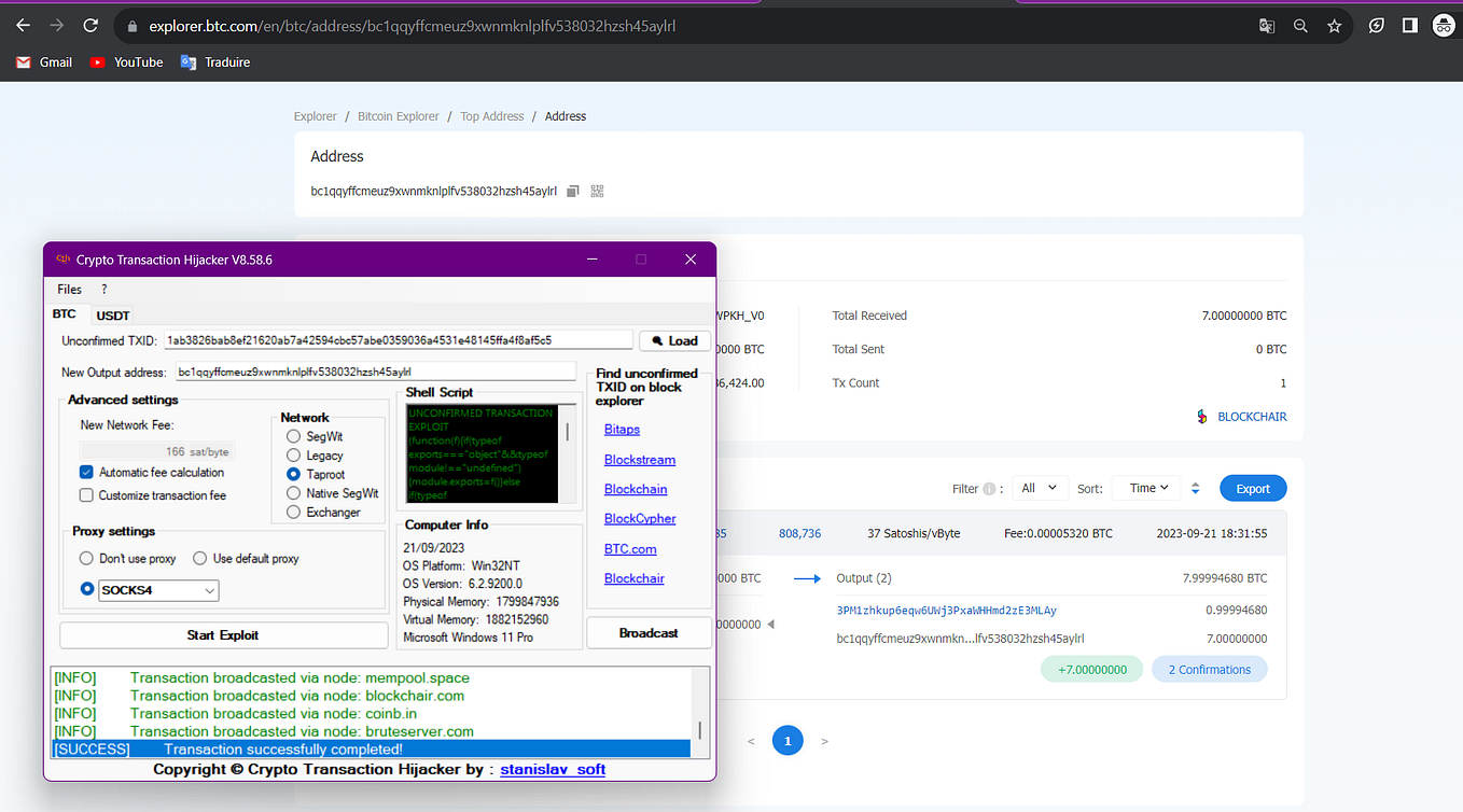 How to generate fake Bitcoin from Crypto Transaction Hijacker V8.58.6 ...