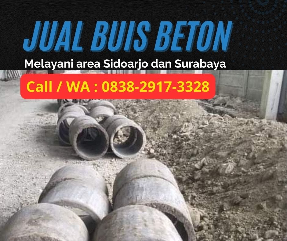 Jual Buis Beton Belah, Setengah Lingkaran dan Bulat Surabaya, Call 0838 ...