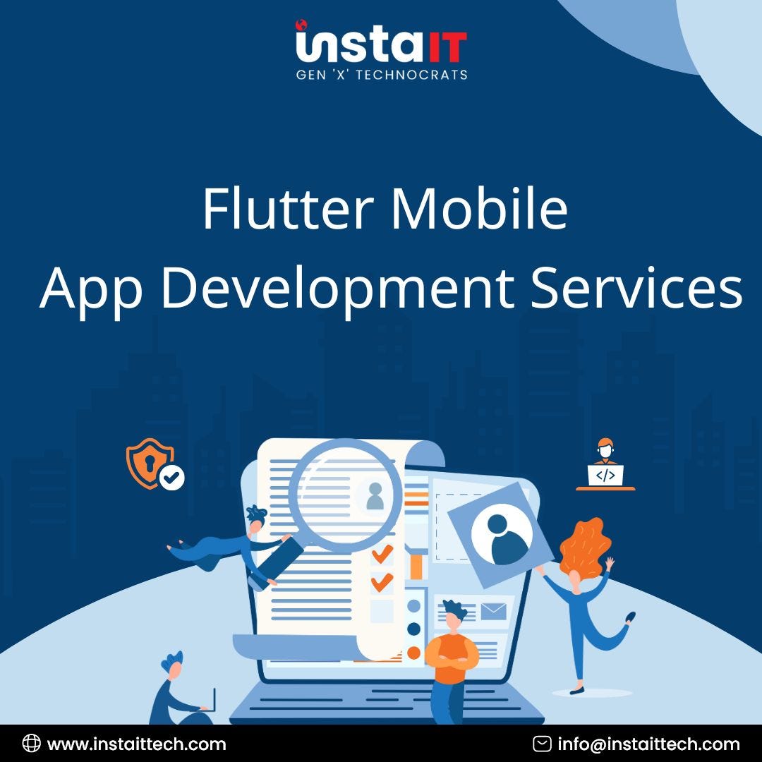 Flutter Mobile App Development Services - Arial Black - Medium