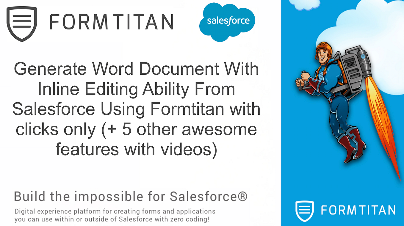 Titan Doc Sign Integration With Salesforce Videos By Formtitan