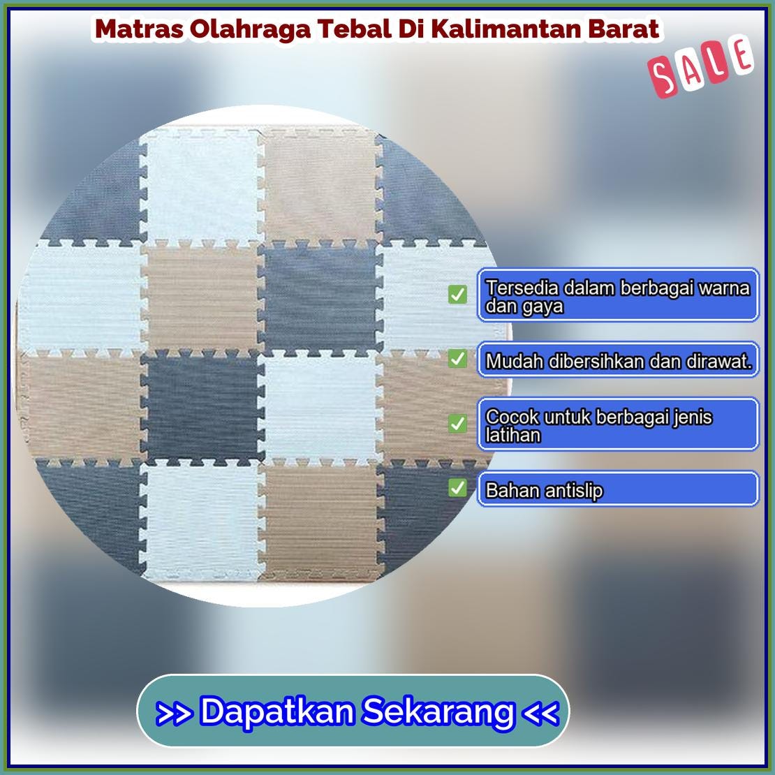 Matras Untuk Pencak Silat Di Sulawesi Selatan - Matras Puzzle Tebal ...
