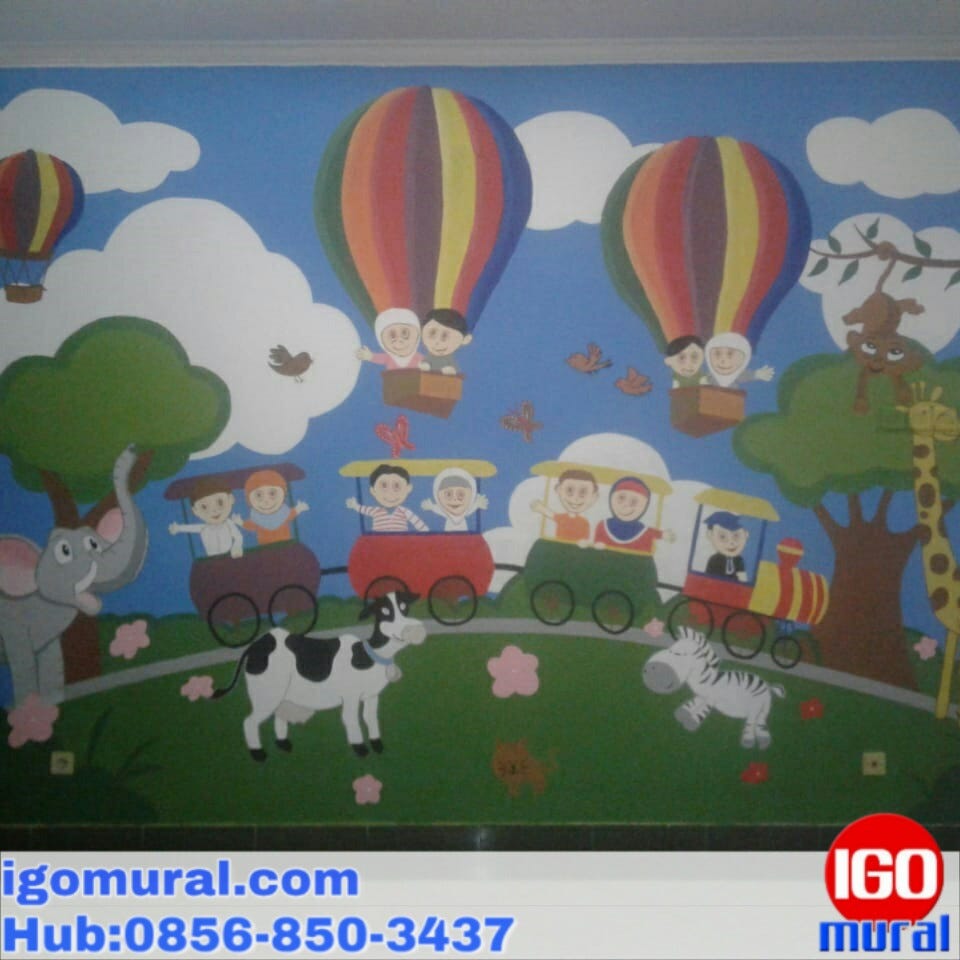 0856–850–3437 Jasa Lukisan Dinding Mural Hitam Putih Indramayu Igo ...