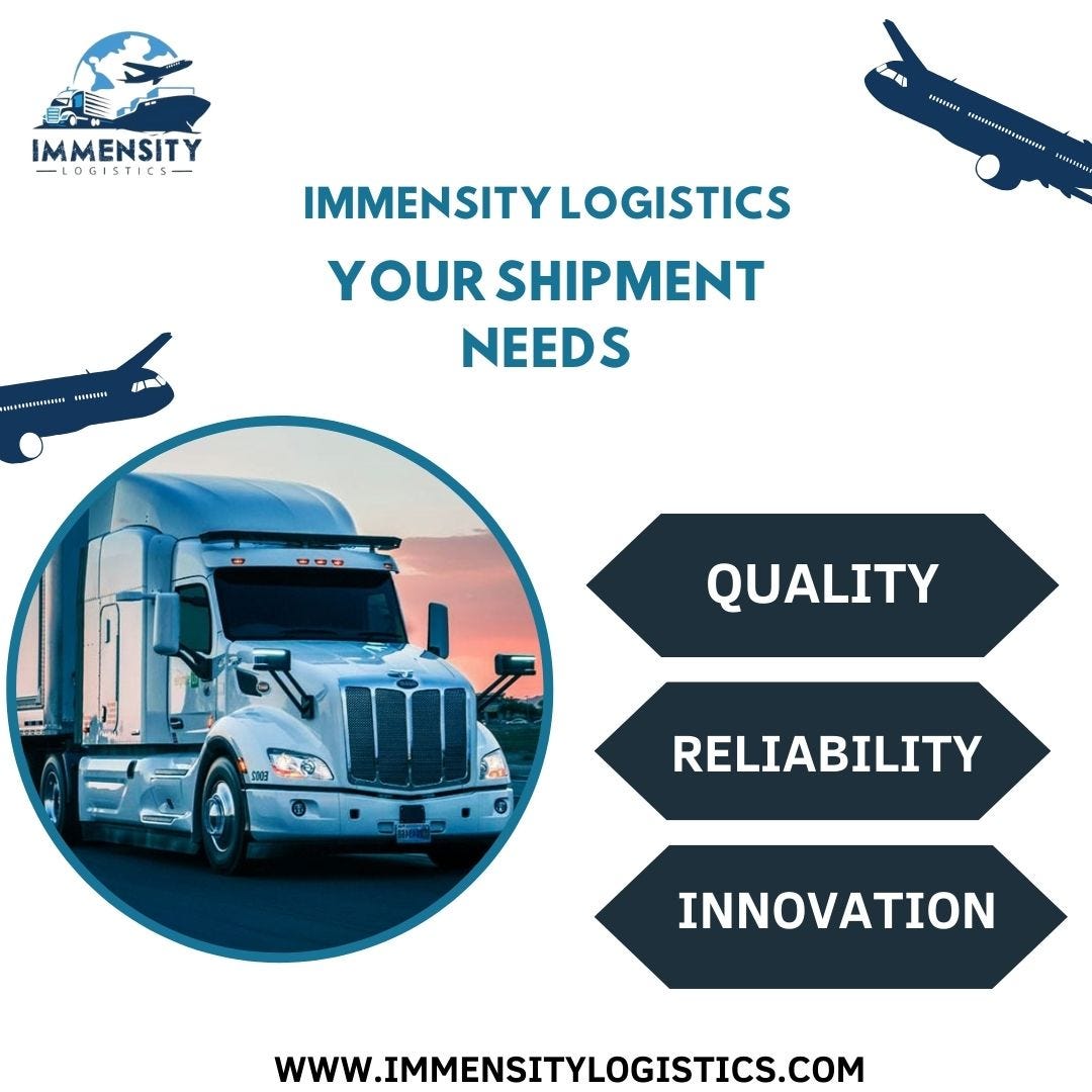 Streamlining Cargo Transport: Immensity Logistics Service Offerings ...