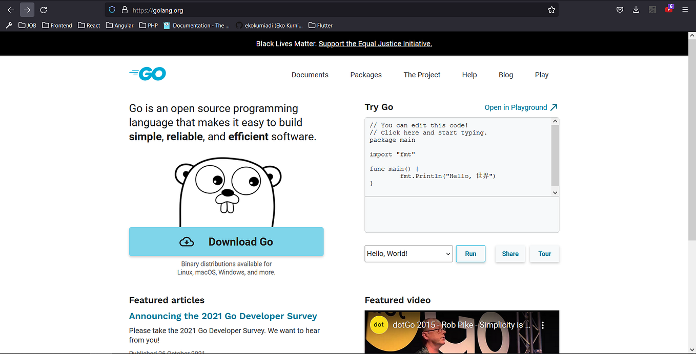 Belajar Golang Terlengkap Bahasa Indonesia | Medium
