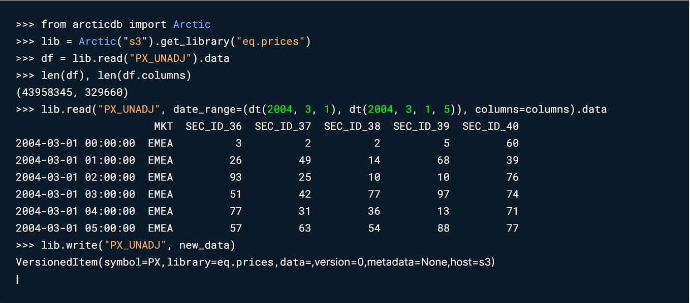 A match made in-memory ArcticDB ️ D-Tale | by Andrew Schonfeld ...
